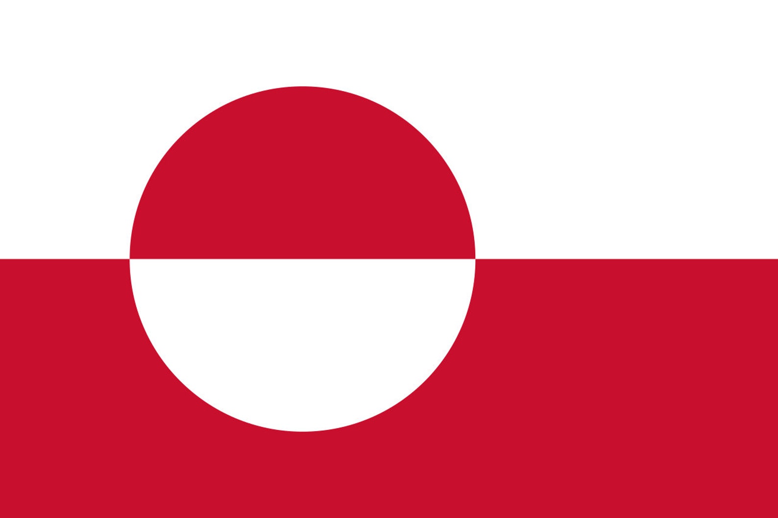 Greenland Flag Sticker Decal / Greenlandic / Kingdom of - Etsy