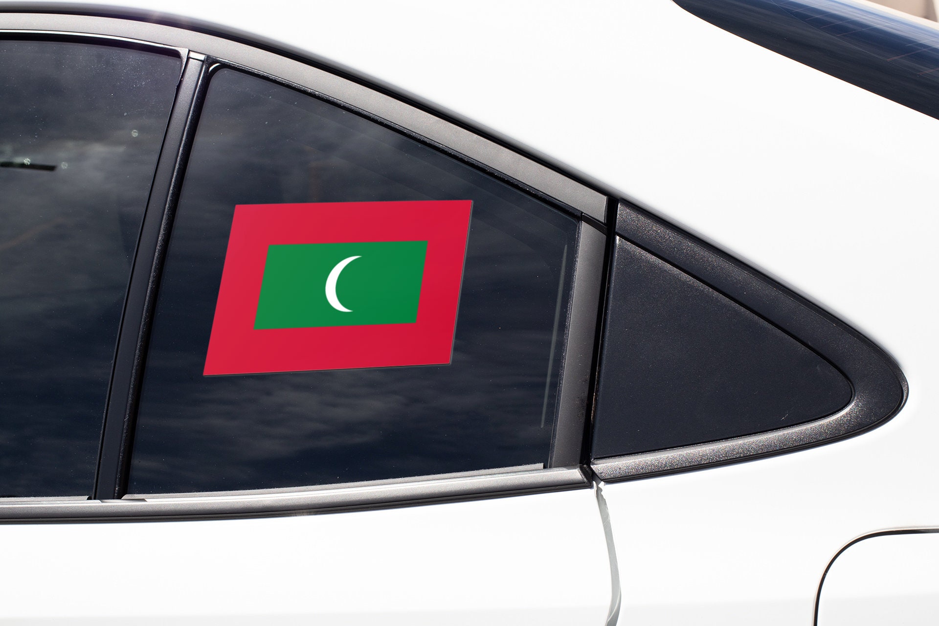 Maldives Flag Sticker Decal - Etsy