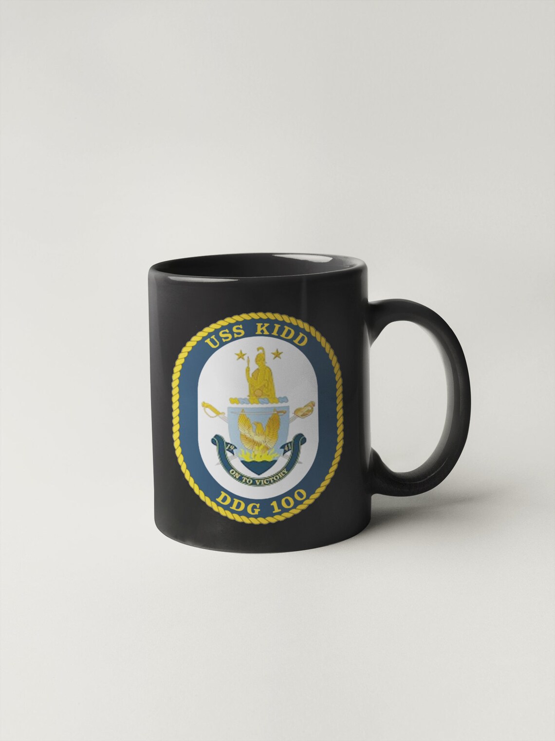 USS Kidd DDG-100 Badge Sticker Decal Arleigh Burke Class - Etsy