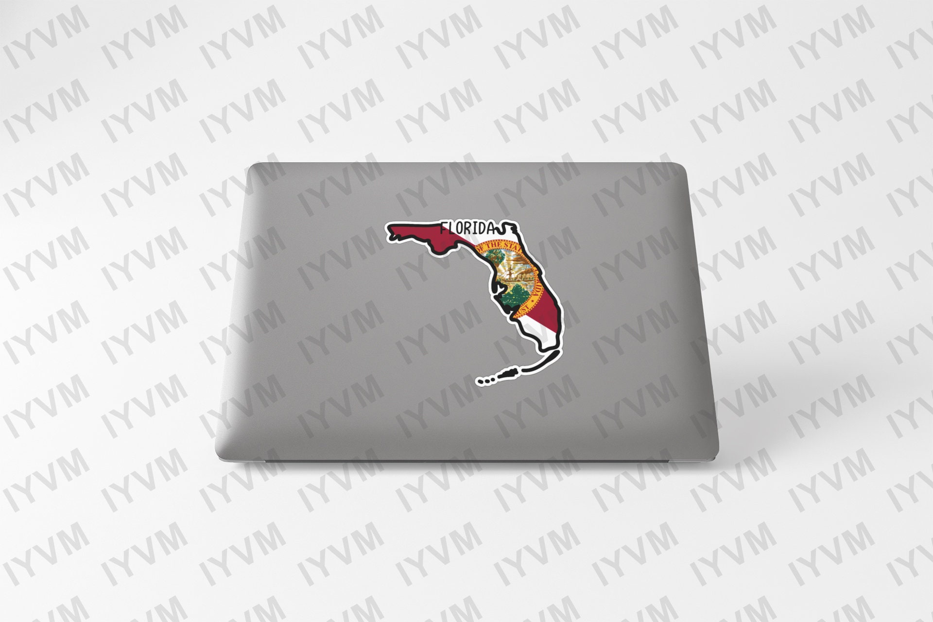 State of Florida Map Flag Sticker Decal USA Florida State - Etsy