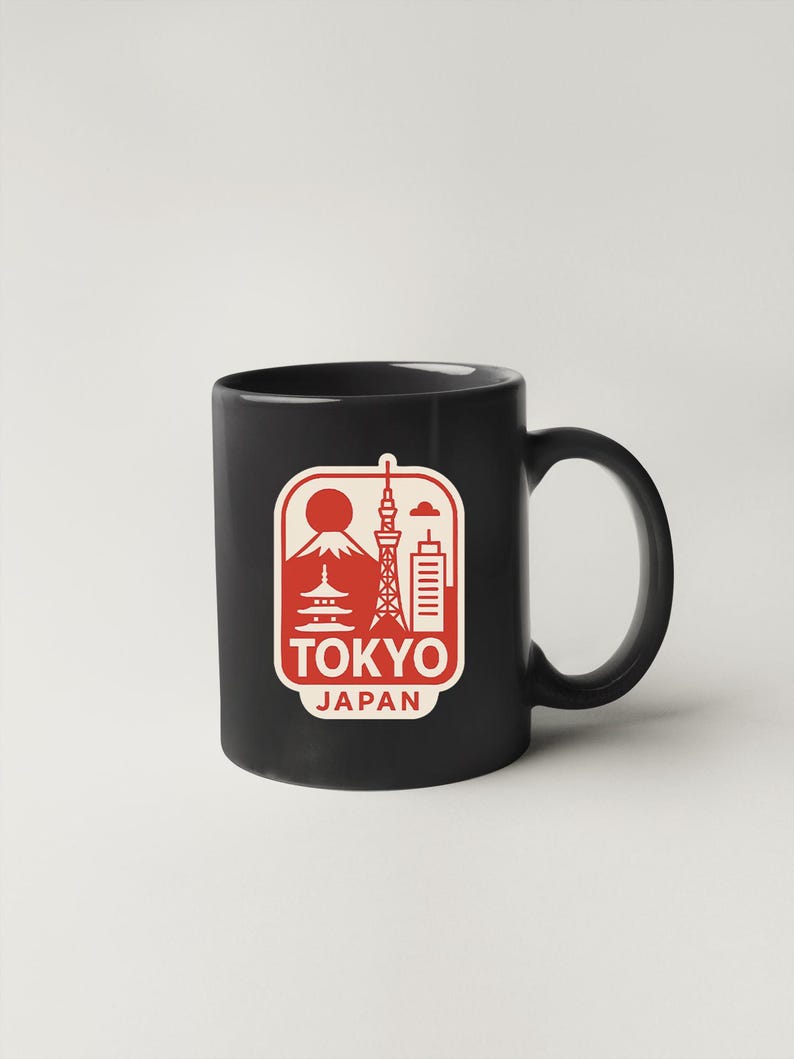 Tokyo Sticker Decal Vinyl Die-cut City Skyline Landmark Design - Etsy