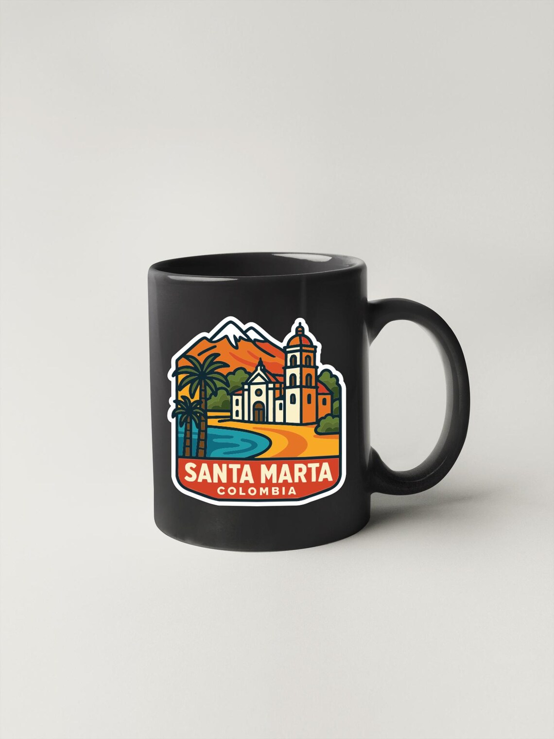Santa Marta Colombia Sticker Decal Vinyl Die-cut City Skyline Landmark ...