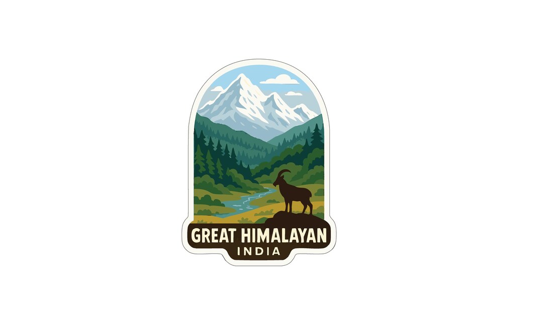 Great Himalayan India National Park Sticker Decal Vinyl Die-cut World ...