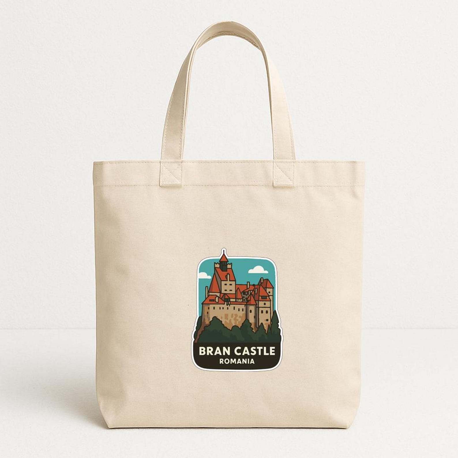 Bran Castle Romania Iron on Heat Transfer Vinyl HTV Die-cut Symbolic ...