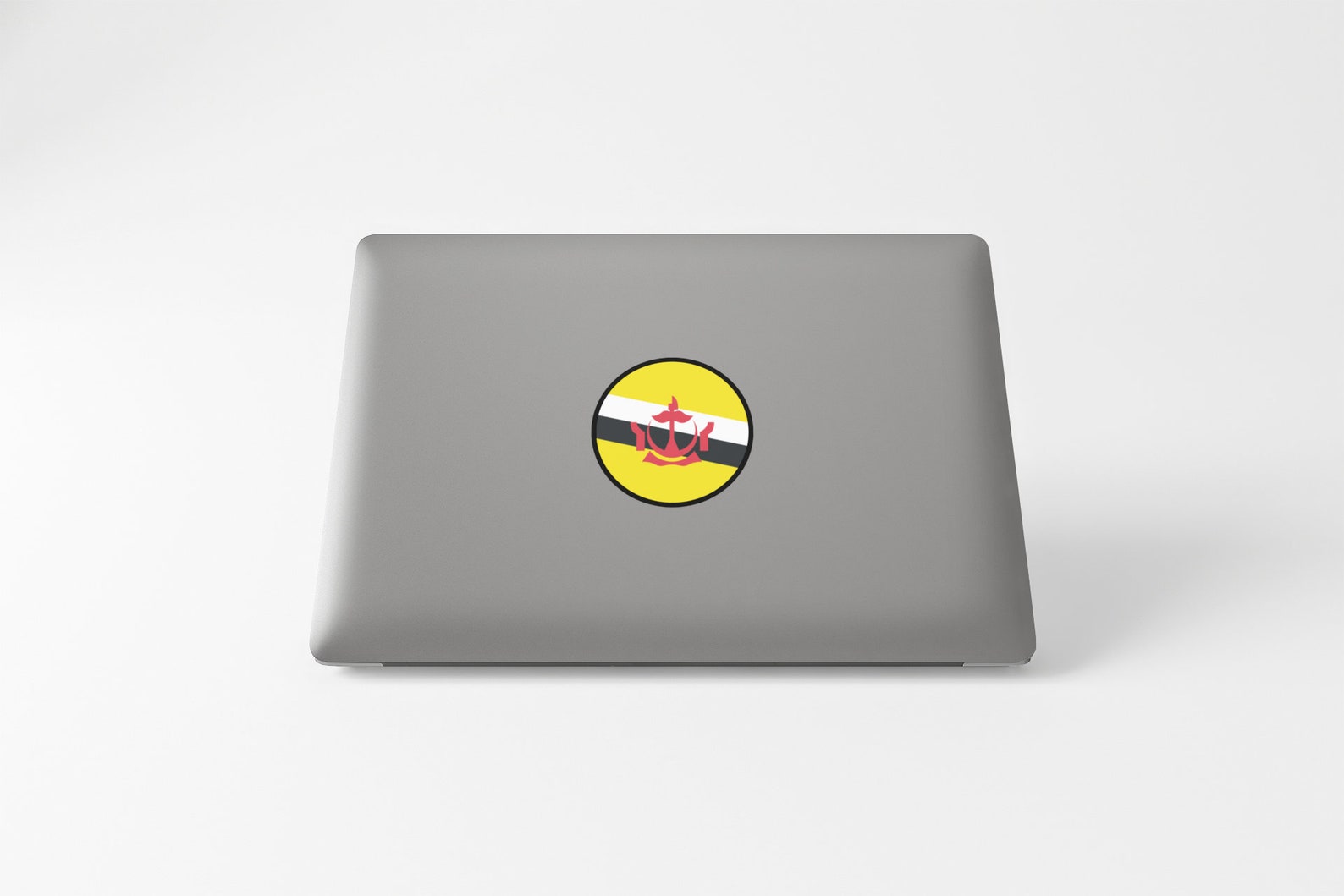 Brunei Flag Circle Sticker Decal - Etsy
