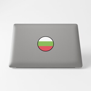 Bulgaria Flag Circle Sticker Decal - Etsy