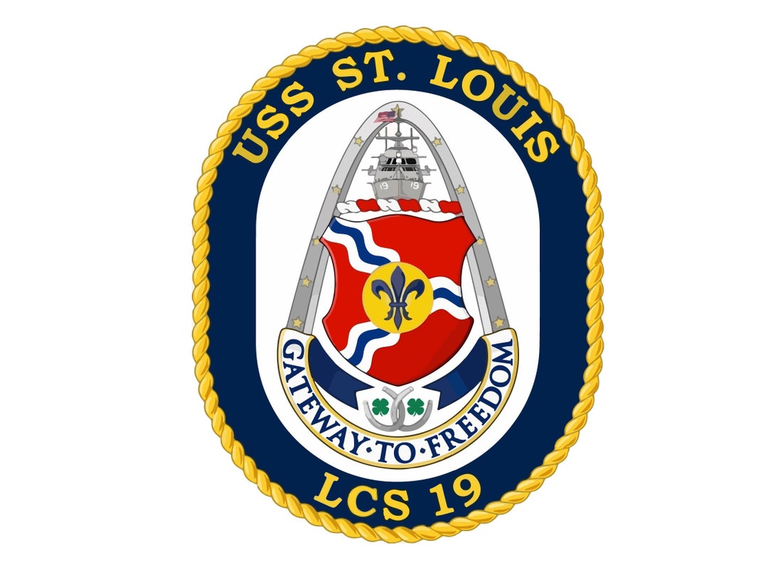 USS St. Louis LCS-19 Badge Sticker Decal Freedom Class Littoral Combat ...