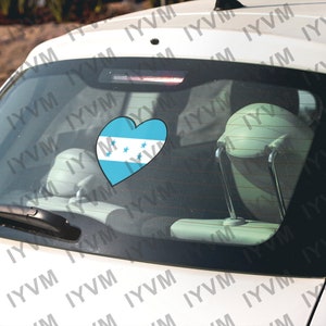 Honduras Flag Heart Sticker Decal / Republic of Honduras / Libre ...