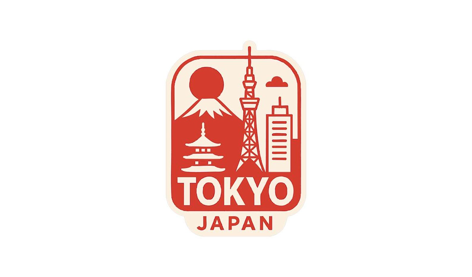 Tokyo Sticker Decal Vinyl Die-cut City Skyline Landmark Design - Etsy