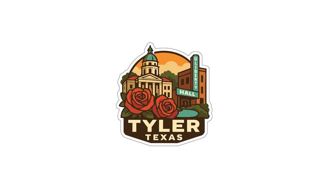 Tyler Texas Sticker Decal Vinyl Die-cut City Skyline Landmark Design - Etsy