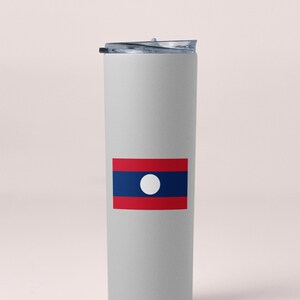 Laos Flag Sticker Decal / Lao People's Democratic Republic / Vientiane ...