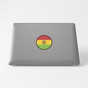 Bolivia Flag Circle Sticker Decal - Etsy