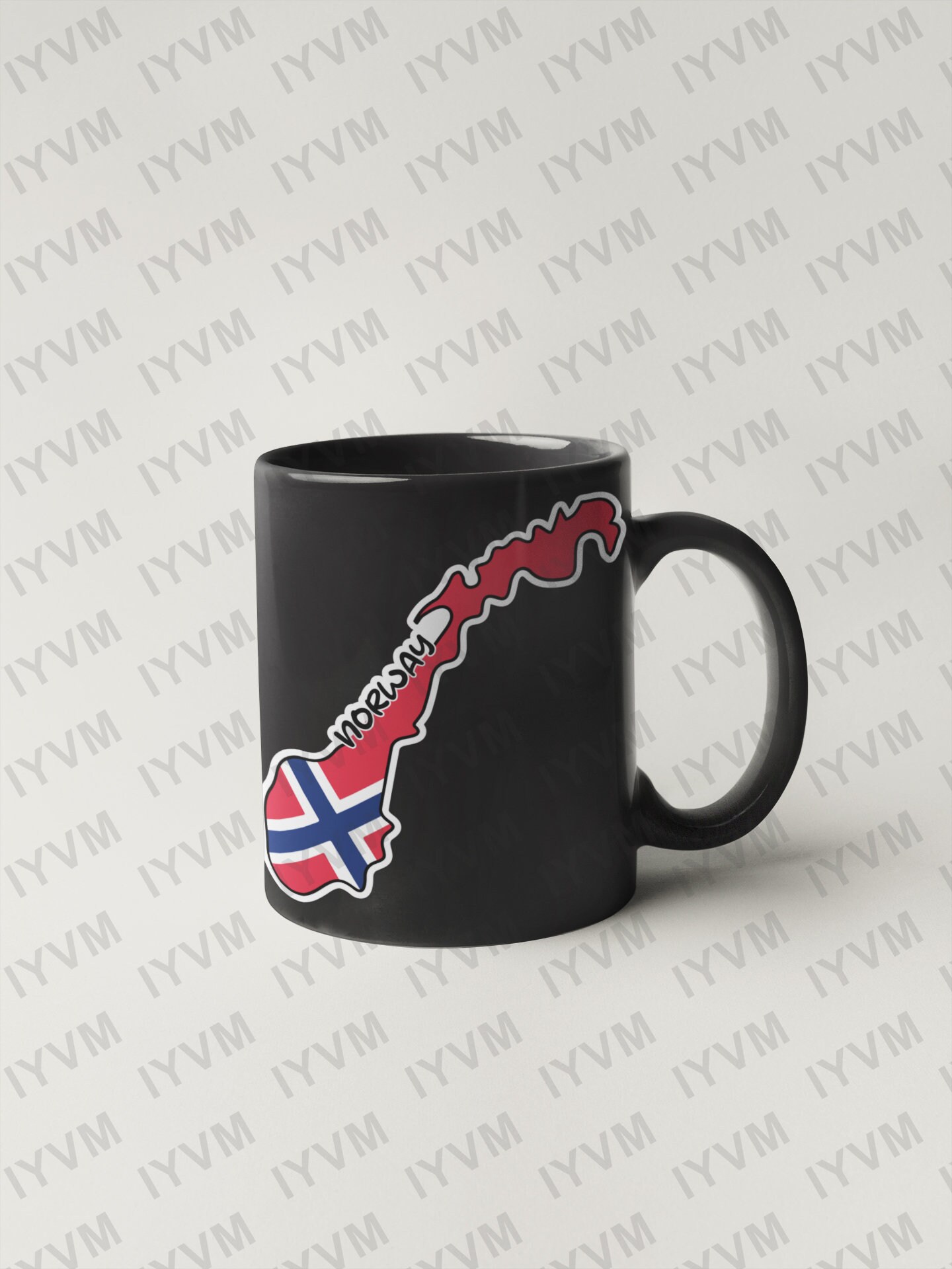 Norway Map Flag Sticker Decal / Norwegian / Kingdom of Norway - Etsy