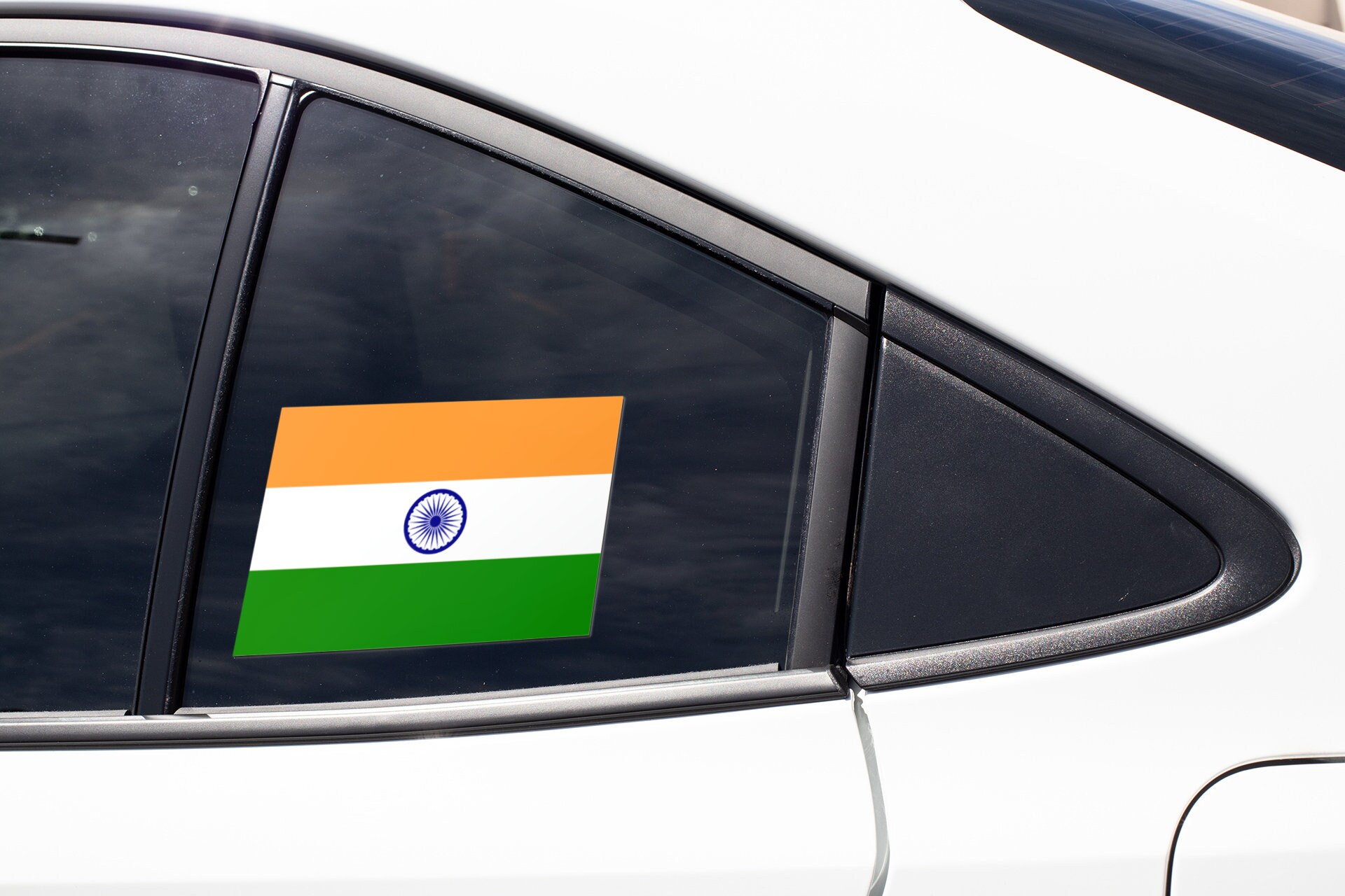 India Flag Sticker Decal / Republic of India / Satyameva | Etsy