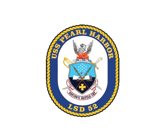 USS Pearl Harbor LSD-52 Badge Sticker Decal Whidbey Island - Etsy