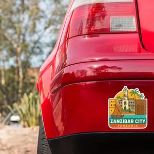 Zanzibar City Tanzania Sticker Decal Vinyl Die-cut City Skyline ...
