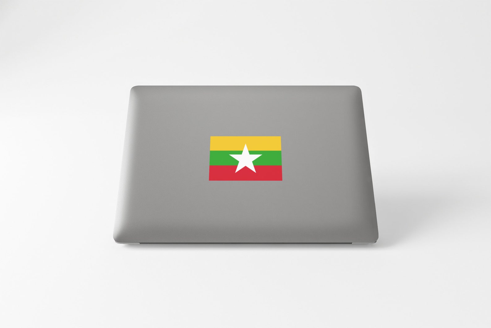Myanmar Flag Sticker Decal / Republic of the Union of Myanmar / Burma ...