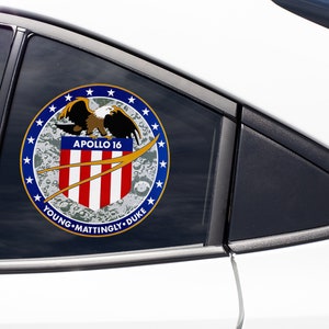 NASA Apollo 16 Mission Patch Sticker Decal NASA Apollo Program - Etsy