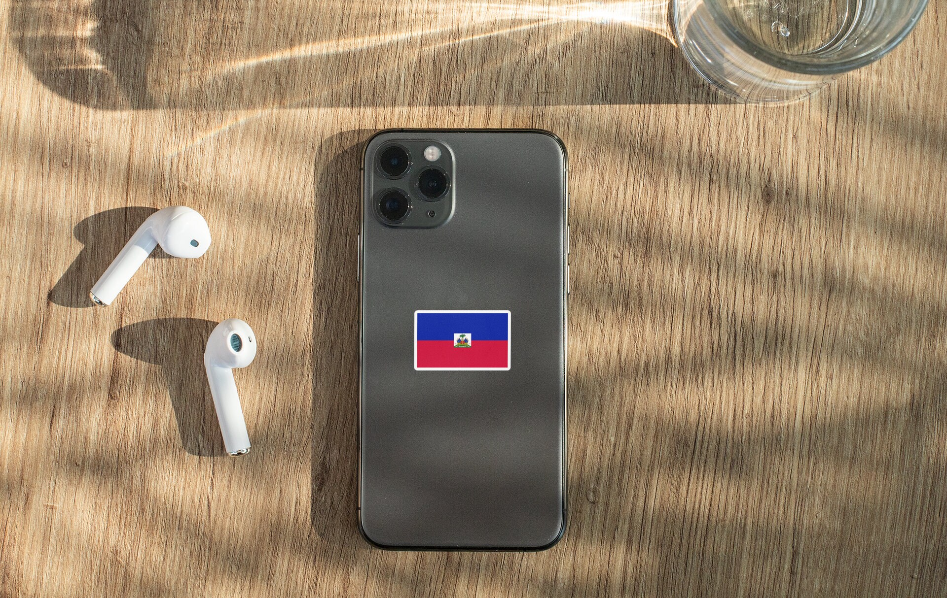 Haiti Flag Sticker Decal / Republic of Haiti / Hayti / Liberté, égalité ...