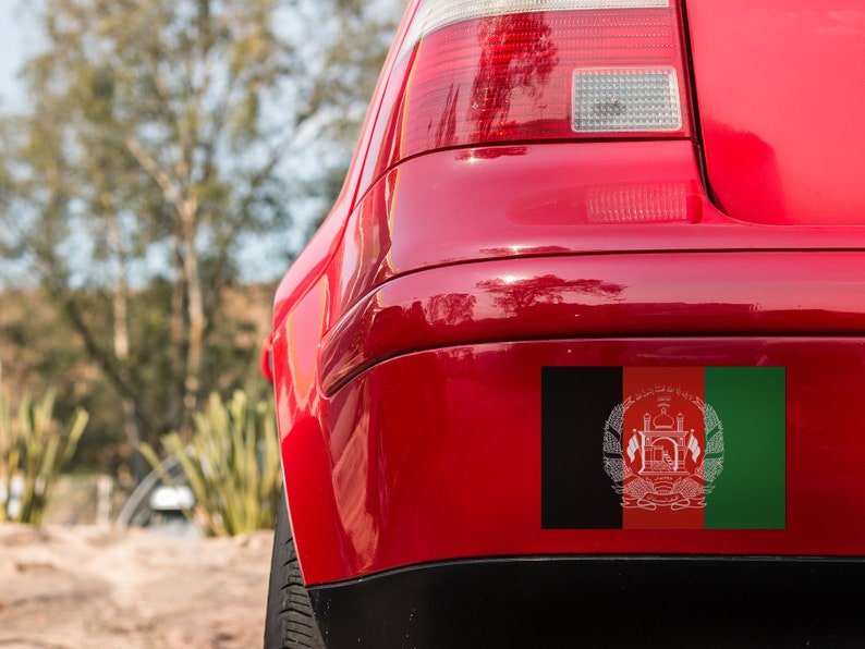 Afghanistan Flag Sticker Decal / Kabul / Heart of Asia - Etsy