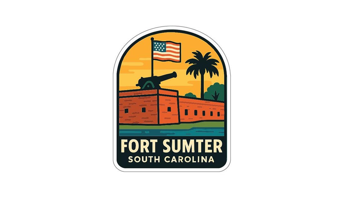 Fort Sumter South Carolina Sticker Decal Vinyl Die-cut Symbolic ...