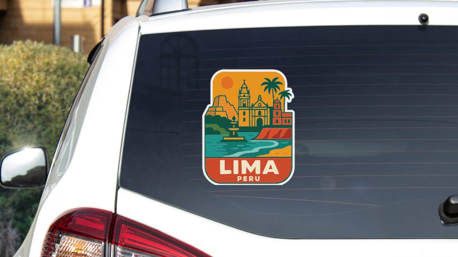 Lima Peru Sticker Decal Vinyl Die-cut City Skyline Landmark Design - Etsy