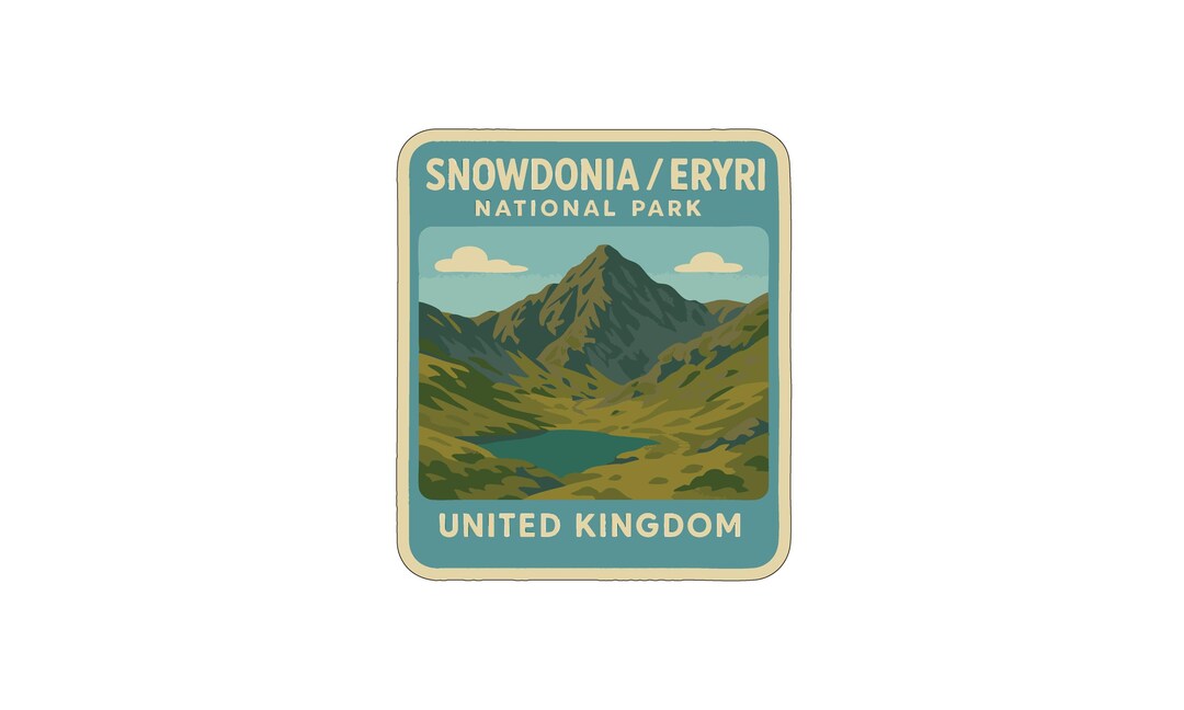 Snowdonia United Kingdom National Park Sticker Decal Vinyl Die-cut ...