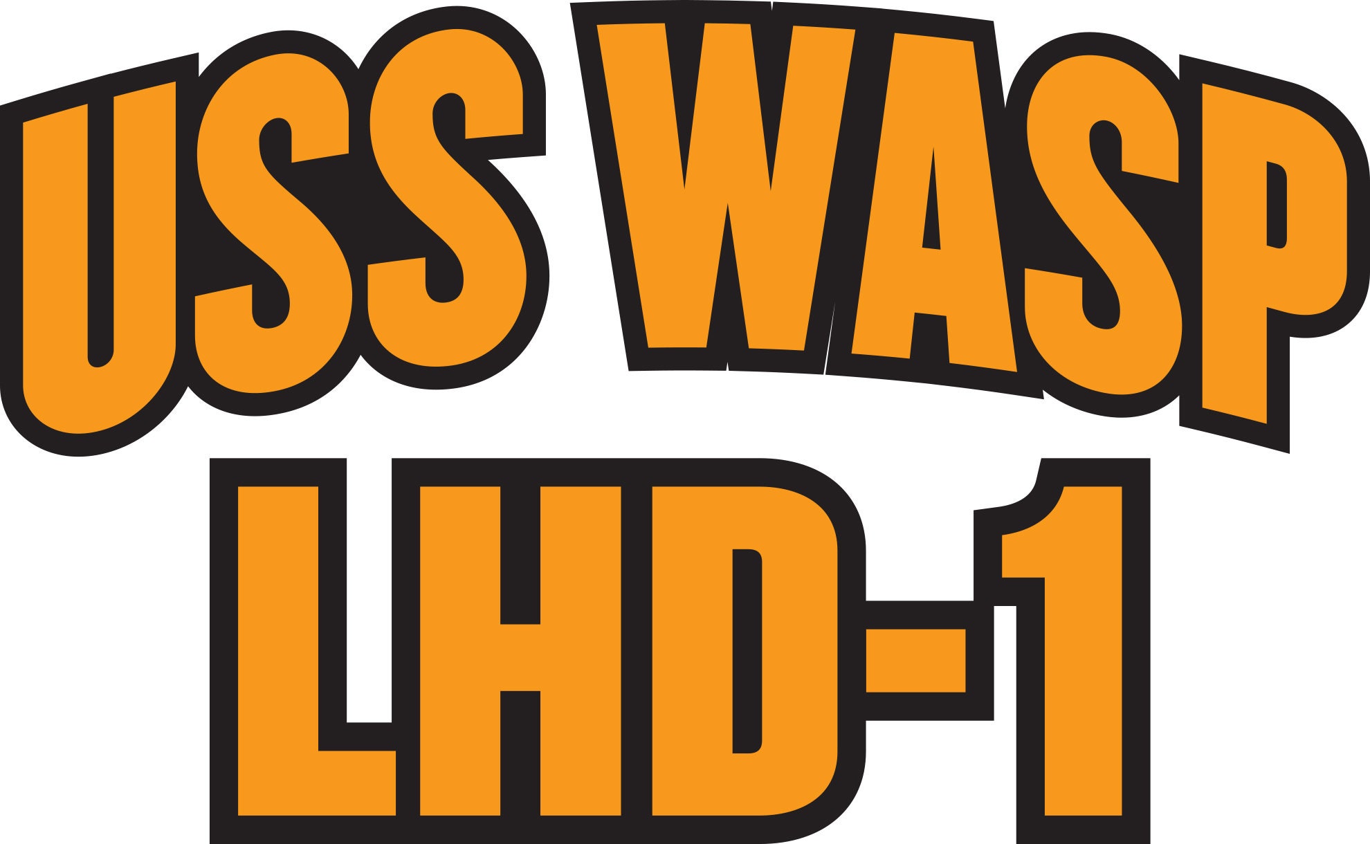 USS Wasp LHD-1 Sticker Decal Wasp Class Amphibious Assault - Etsy