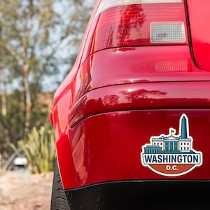 Washington DC Sticker Decal Vinyl Die-cut City Skyline Landmark Design ...