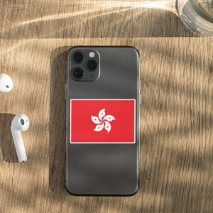 Hong Kong Flag Sticker Decal - Etsy