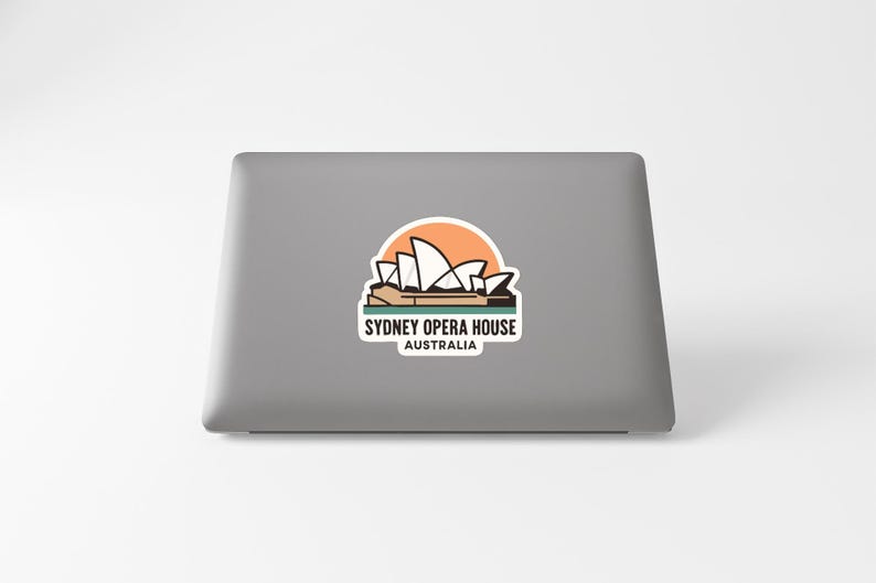 Sydney Opera House Australia Sticker Decal Vinyl Die-cut Symbolic ...