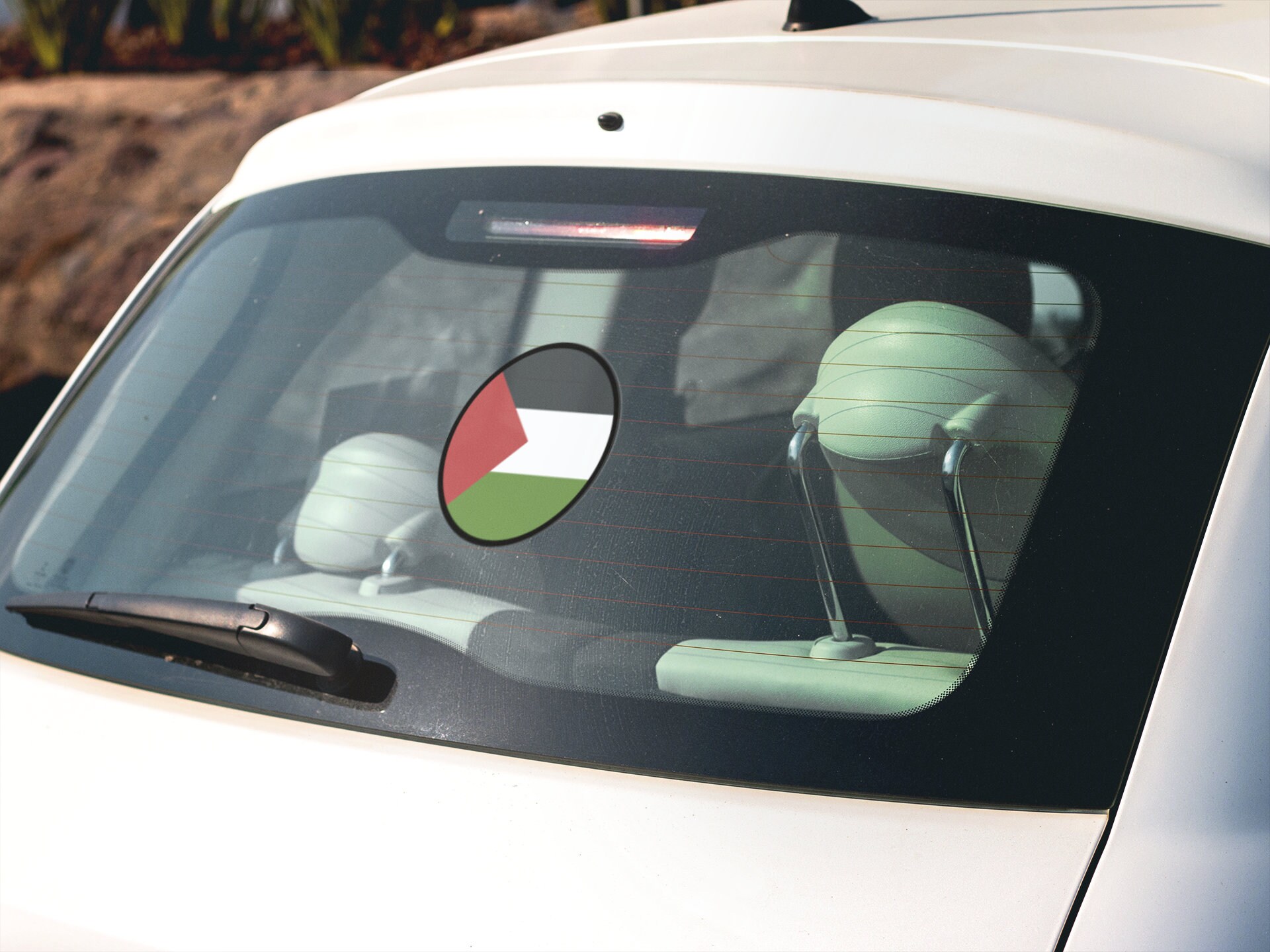 Palestinian Authority Flag Circle Sticker Decal - Etsy