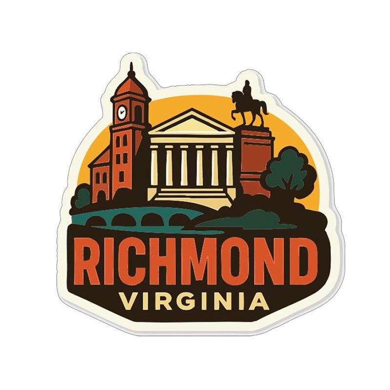 Car Richmond Decal - Etsy