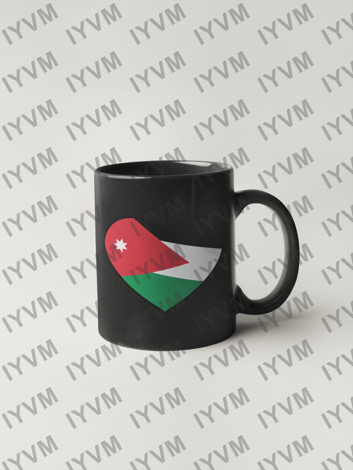 Jordan Flag Heart Sticker Decal / Hashemite Kingdom of Jordan / الله ...