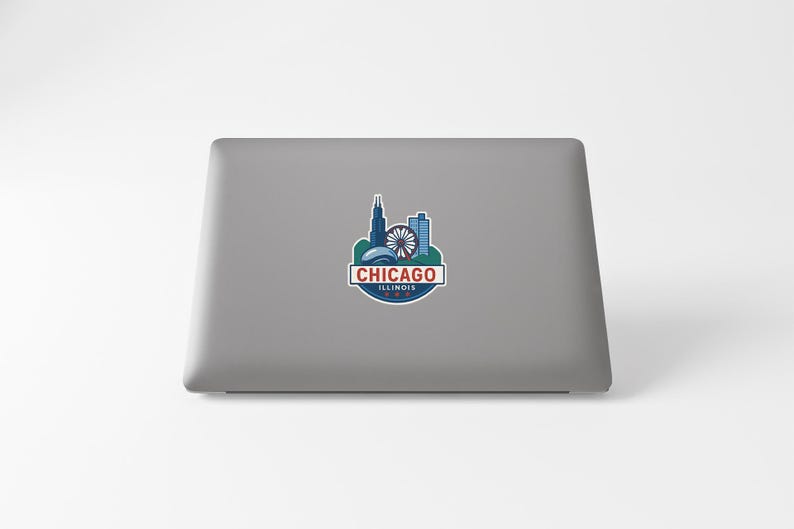 Chicago Sticker Decal Vinyl Die-cut City Skyline Landmark Design - Etsy