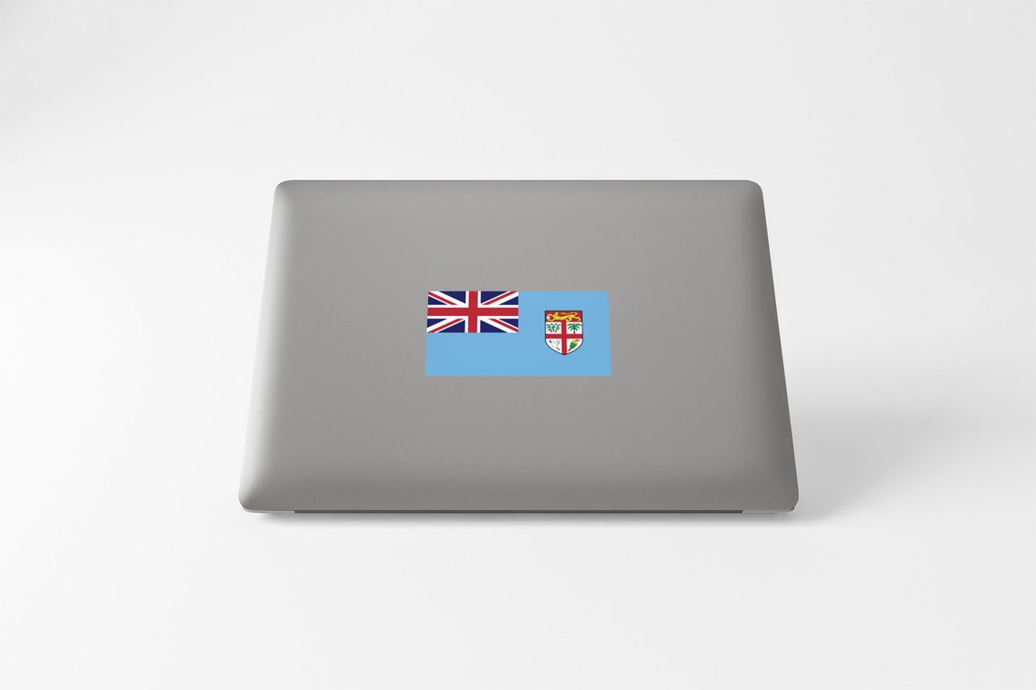 Fiji Flag Sticker Decal / Republic of Fiji / Rerevaka Na Kalou - Etsy