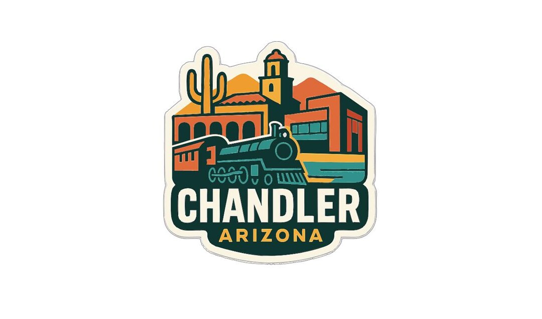 Chandler Arizona Sticker Decal Vinyl Die-cut City Skyline Landmark ...
