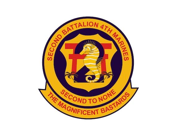 Stickers Decal for US Marine Corps Badge 2nd Battalion 4th - Etsy