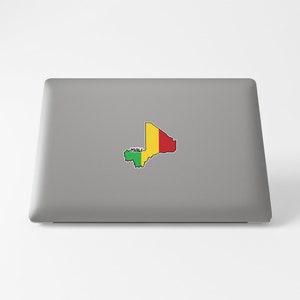 Mali Map Flag Sticker Decal - Etsy
