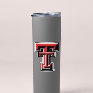 Texas Tech Red Raiders TTU Car Decal Vinyl Decal University Monogram ...