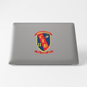 US Marine Corps Badge Sticker Decal Combat Logistics Battalion 11 Car ...
