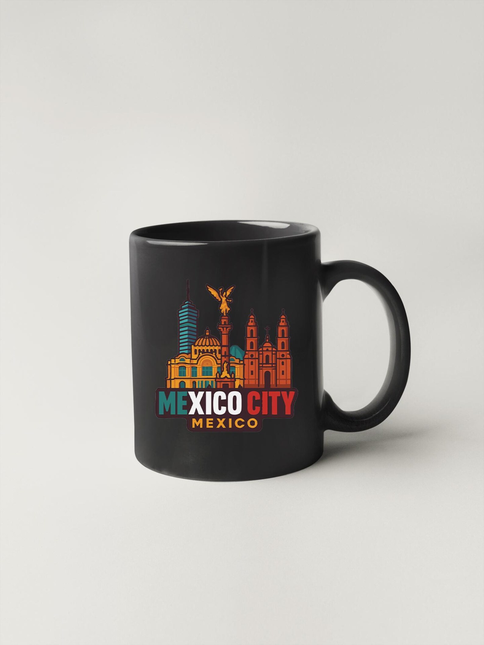 Mexico City Sticker Decal Vinyl Die-cut City Skyline Landmark Design - Etsy