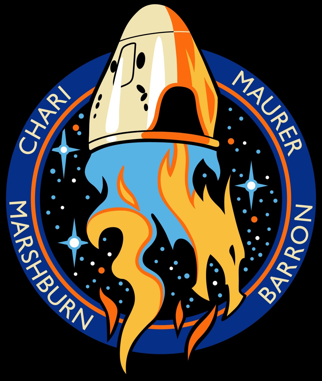 NASA Spacex Crew-3 Mission Patch Sticker Decal NASA Commercial Crew ...