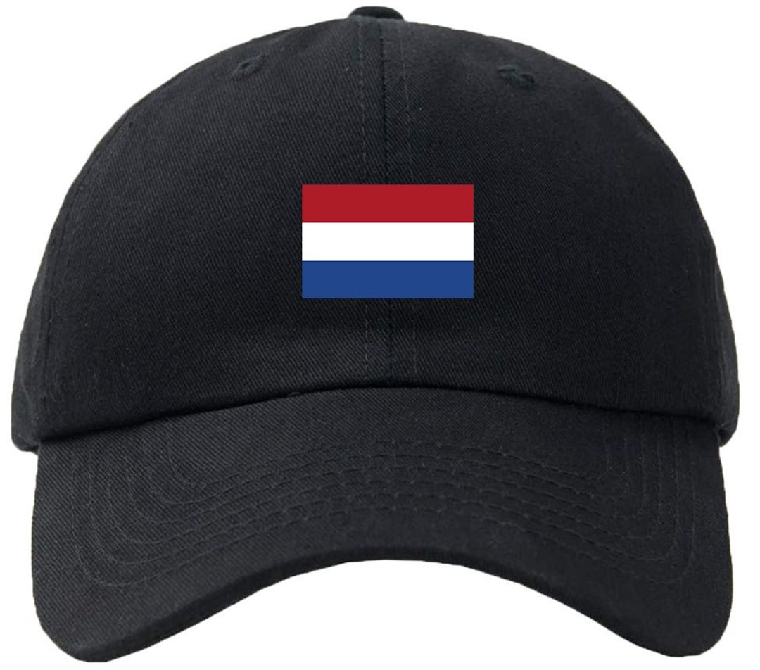 Netherlands Flag Baseball Cap Hat Hook & Loop Closure / Holland ...