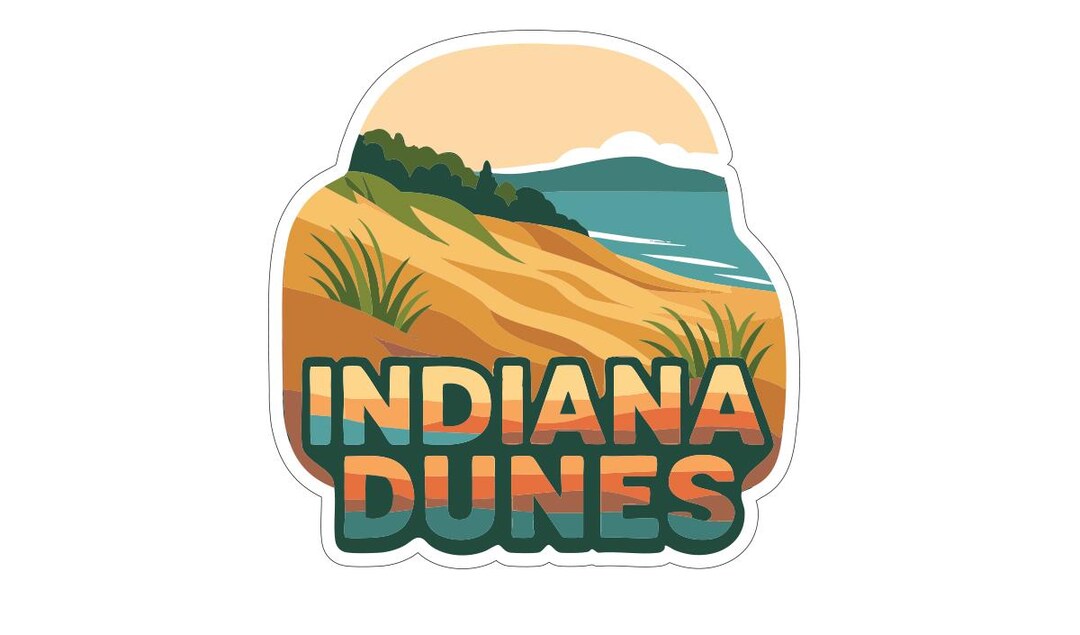 Indiana Dunes National Park Decal Sticker - US National Parks Series - Etsy