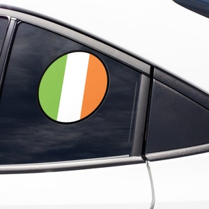 Ireland Flag Circle Sticker Decal - Etsy