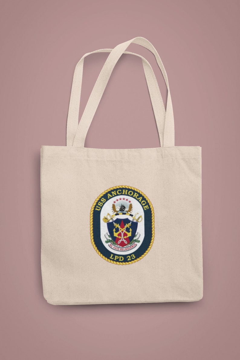 USS Anchorage LPD-23 Badge Iron on Heat Transfer Vinyl HTV San Antonio ...