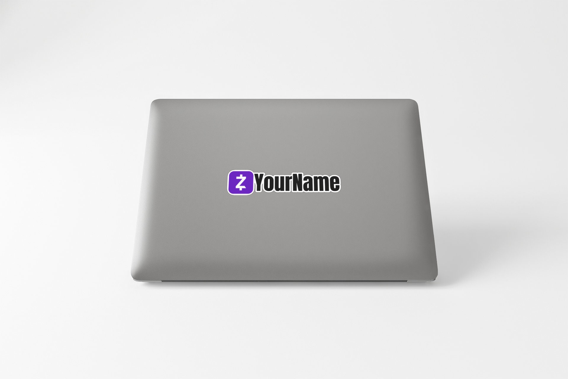 Personalized Zelle Username Decal Sticker Social Media Handle User ID ...