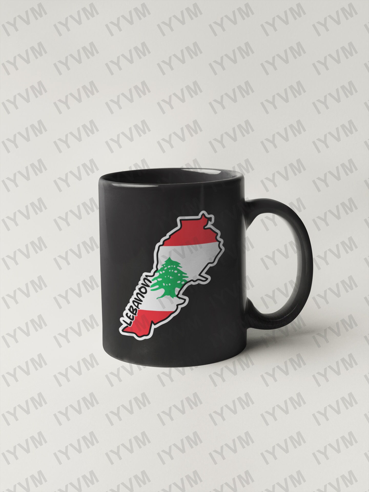 Lebanon Map Flag Sticker Decal / Republic of Lebanon / Lebanese ...