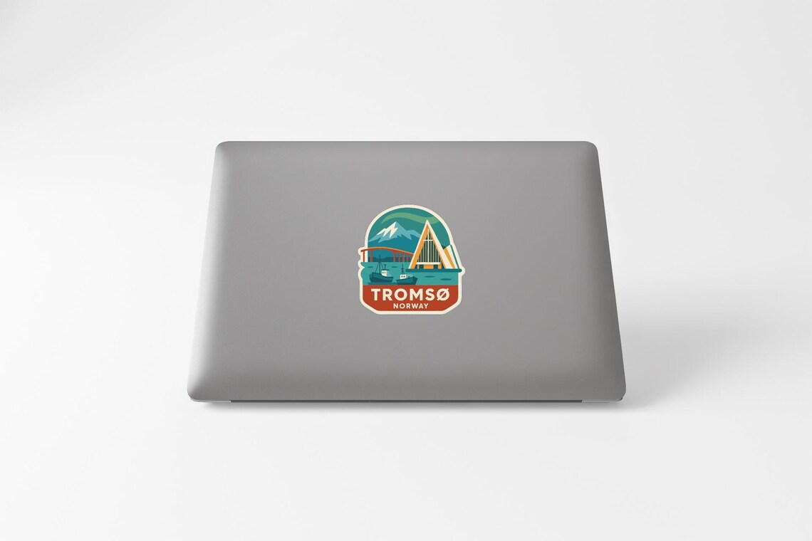 Tromsø Norway Sticker Decal Vinyl Die-cut City Skyline Landmark Design ...